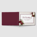 Elegant Romantic Floral Wedding Guest Book | Zazzle