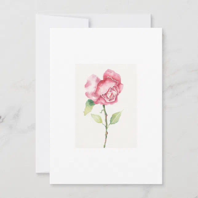 Elegant Rose Collection Card | Zazzle