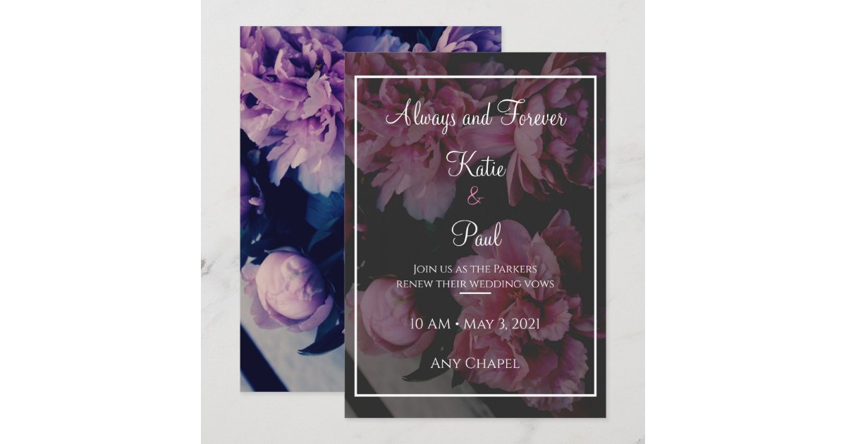 Elegant Rose Flowers Wedding invitation | Zazzle