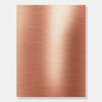 Elegant Rose Gold Any Age 30th Birthday Backdrop Foam Board | Zazzle