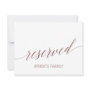 Modern Minimal Script Reservation Sign Wedding Invitation | Zazzle