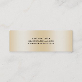 Elegant Rose Gold Formal Graduation Name Card | Zazzle