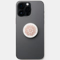 Elegant Rose Gold Mandala PopSocket | Zazzle