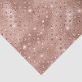 Elegant Rose Gold Polka Dot Metallic Glitter Tissue Paper | Zazzle