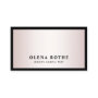 Elegant Rose Gold Professional Black Border Calling Card | Zazzle