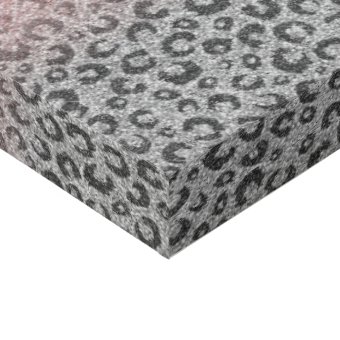 Elegant Rose Gold Silver Glitter Leopard Print | Zazzle