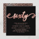 Elegant Rose Gold Sixty Script Black 60th Birthday Invitation | Zazzle