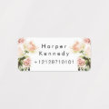 Elegant Rose Romance Waterproof Kids' Labels | Zazzle