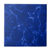 Elegant Royal Blue Marble with White Veins Ceramic Tile | Zazzle