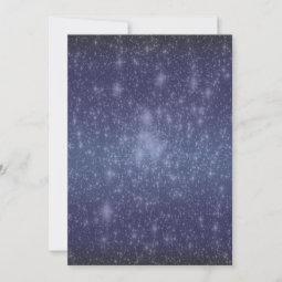 Elegant Royal Blue Starry Night Prom Invitation | Zazzle