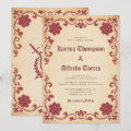 Elegant Royal Fantasy Medieval Wedding Invitation | Zazzle