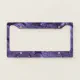 Elegant Royal Purple Liquid Sparkle License Plate Frame | Zazzle