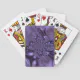 Elegant Royal Purple Liquid Sparkle Poker Cards | Zazzle