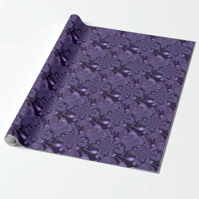 Elegant Royal Purple Liquid Sparkle Wrapping Paper | Zazzle