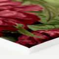 Elegant Ruby Red Peonies Wedding Welcome Sign | Zazzle