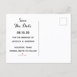 Elegant Ruby Red & Silver Glitter Wedding Invitation Postcard | Zazzle