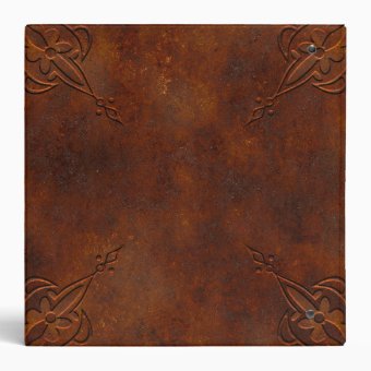 Elegant Rust Look wedding Album Binder | Zazzle