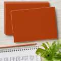 Elegant Rust Orange Calligraphy Address Wedding Envelope | Zazzle