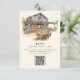 Elegant Rustic Barn QR Code RSVP Card | Zazzle