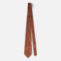 Elegant Rustic Terracotta Fall Wedding Neck Tie | Zazzle