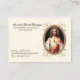 Elegant Sacred Heart Jesus Religious Business Card | Zazzle