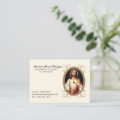 Elegant Sacred Heart Jesus Religious Business Card | Zazzle