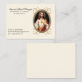 Elegant Sacred Heart Jesus Religious Business Card | Zazzle