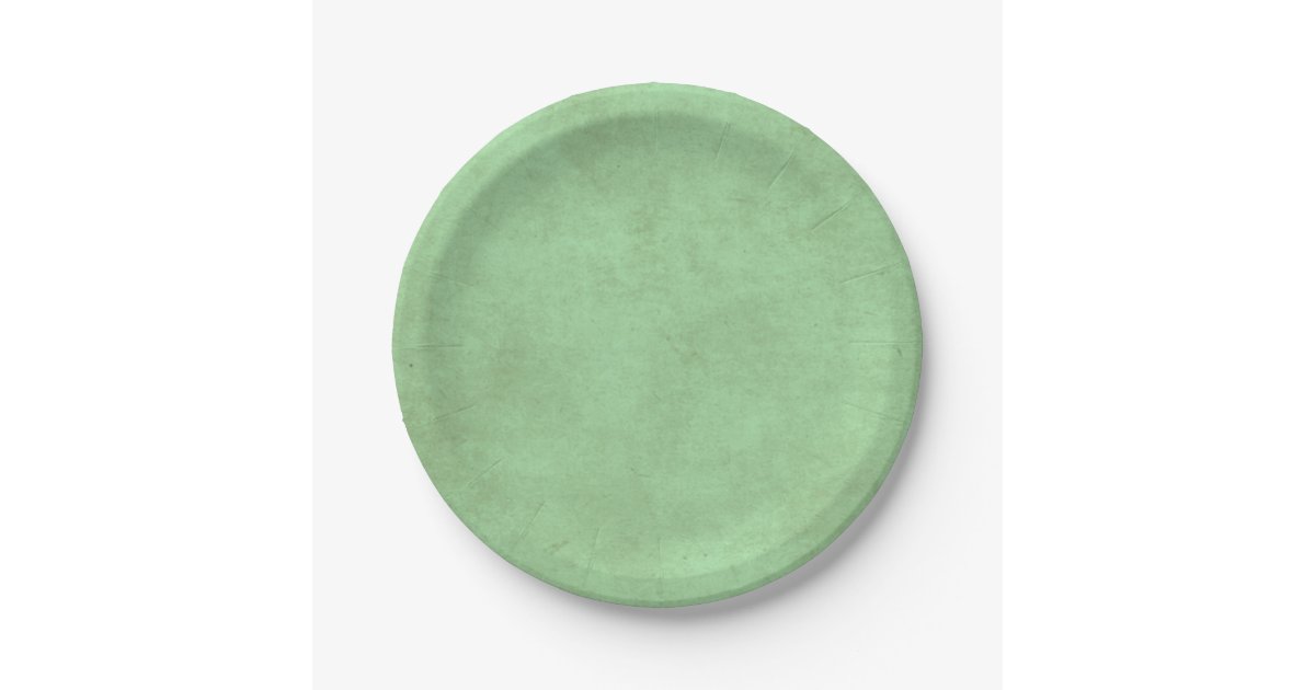 Elegant Sage Green Paper Plates | Zazzle