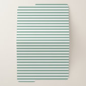 Elegant Sage Green Striped File Folder | Zazzle