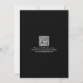 Elegant Save the Date QR Code Photo Wedding Invitation | Zazzle