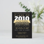 Elegant School Reunion Design Invitation Postcard | Zazzle