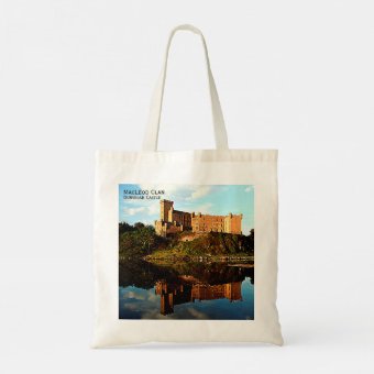 Elegant Scottish MacLeod Clan's Dunvegan Castle Tote Bag | Zazzle
