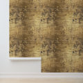 Elegant Scratched Gold Matte Wallpaper | Zazzle