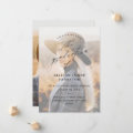 Elegant Script 2 Photo Graduation Announcement | Zazzle