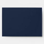 Elegant Script Blue Gold Graduation Return Address Envelope | Zazzle