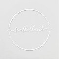 Elegant Script Calligraphy Last Name Embosser | Zazzle