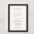 Elegant Script Corporate Gala Fundraiser Invitation | Zazzle