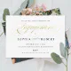 Elegant Script Engagement Party Photo Backer Invitation | Zazzle