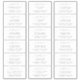 Elegant Script Gray Guest Address Label Template | Zazzle