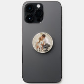 Elegant Script "Love" Custom Photo PopSocket | Zazzle