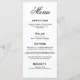 Elegant Script Menu | Zazzle