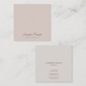 Elegant Script Modern Professional Simple Template Square Business Card ...