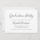 Elegant Script Photo Graduation Party Invitation | Zazzle