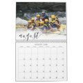 Elegant Script Simple One Photo Per Month Calendar | Zazzle