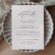 Elegant Script Typography Wedding Details Enclosure Card | Zazzle