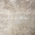 Elegant Script Wedding Names Floor Decals | Zazzle