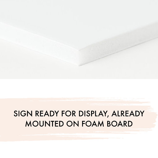 Elegant Script Welcome Wedding Foam Board Sign | Zazzle