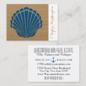 Elegant Sea Shell Business Card | Zazzle