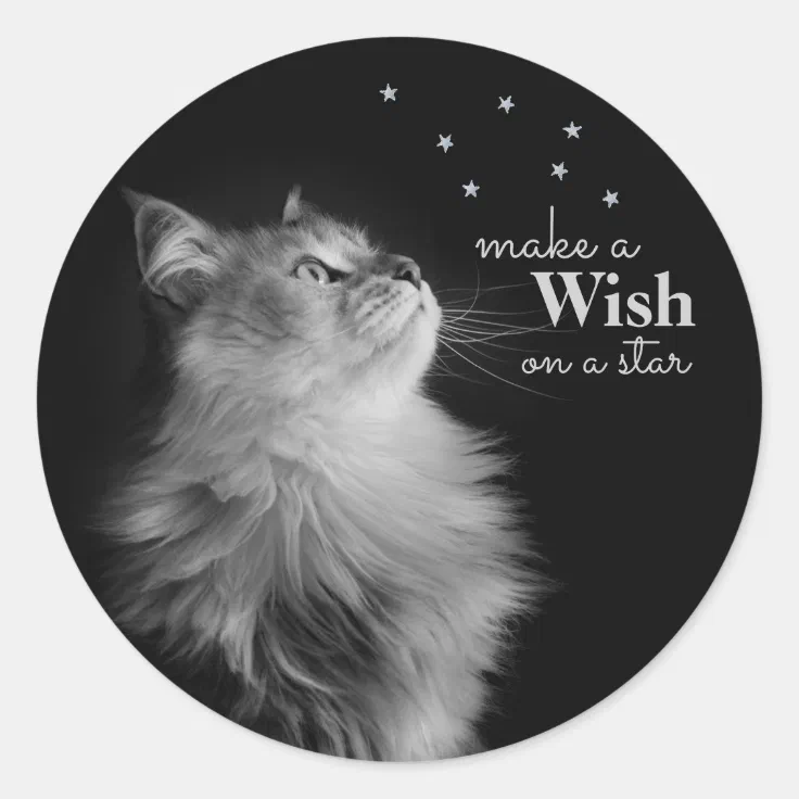 Elegant Sealed with a Wish Birthday Stickers | Zazzle