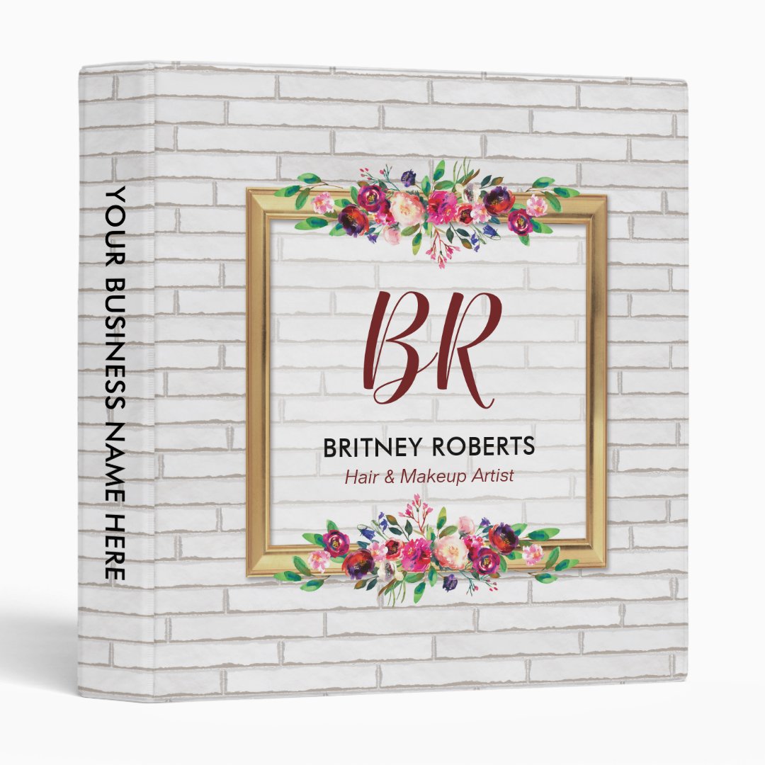 Elegant Shabby Chic Vintage Stone Floral 3 Ring Binder | Zazzle